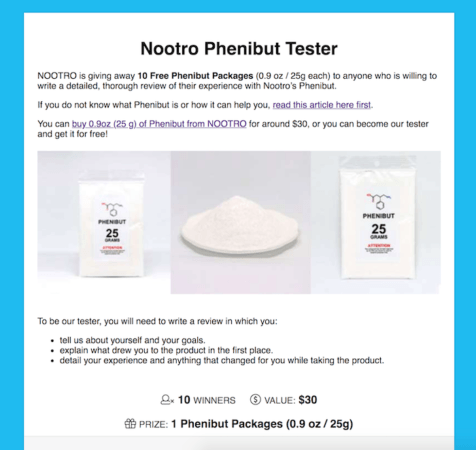 Review of NOOTRO Phenibut » Corpina